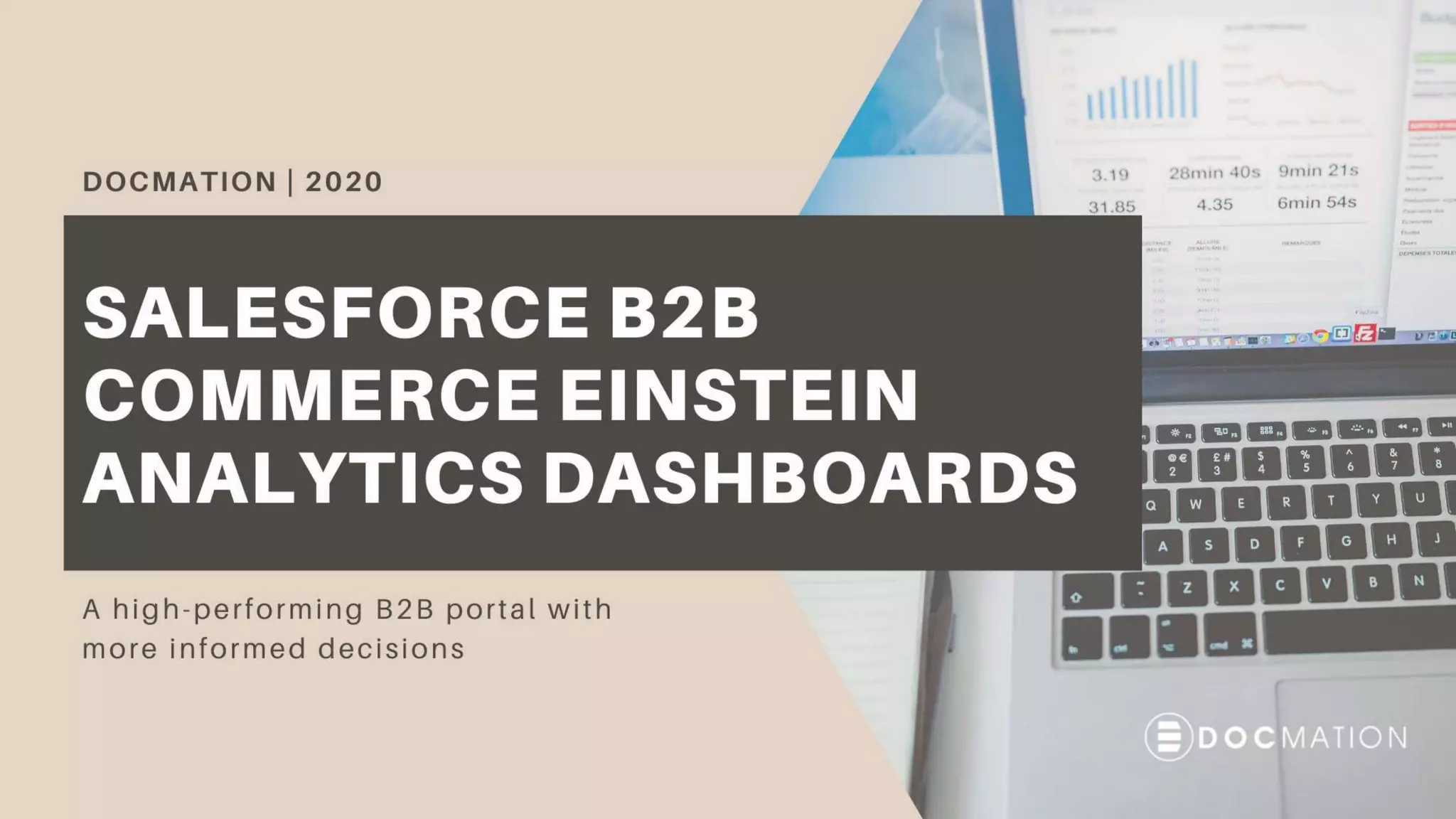 Salesforce B2b Commerce Einstein Analytics Dashboard Docmation Ppt