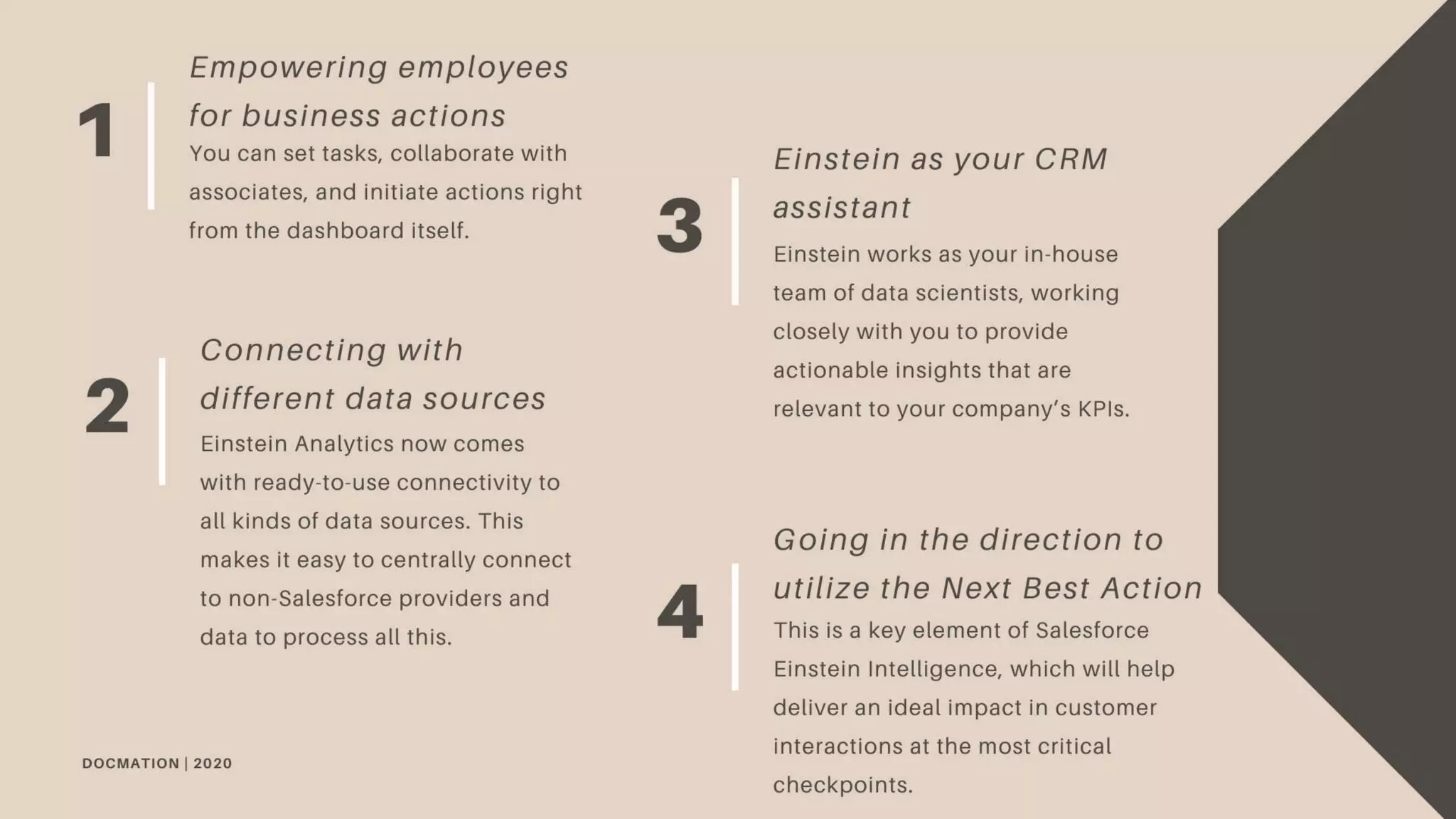 Salesforce B2b Commerce Einstein Analytics Dashboard Docmation Ppt