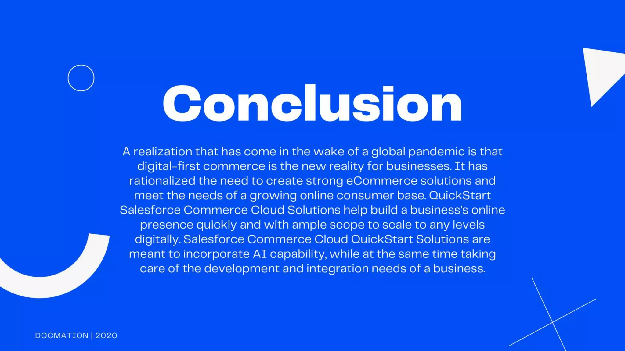 Salesforce commerce-quick-start-solutions docmation | PPT