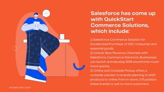 Salesforce commerce-quick-start-solutions docmation | PPT