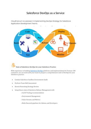 Salesforce DevOps as a Service | PDF