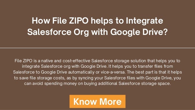 Why You Should Consider Using Google Drive for your Salesforce File Storage? | PDF