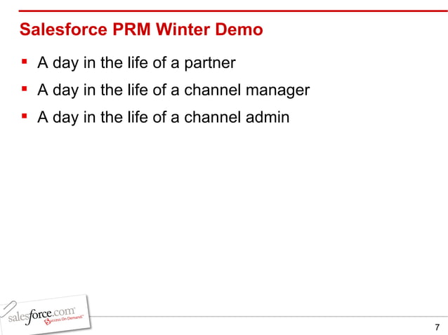 Salesforce PRM, Partner Edition Roadmap | PPT