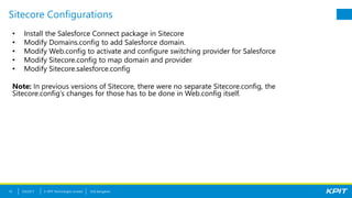 SUGBLR - Salesforce Integration with Sitecore | PPT