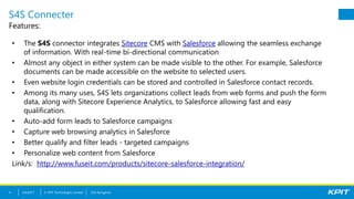 SUGBLR - Salesforce Integration with Sitecore | PPT