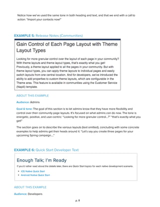 Salesforce voice-and-tone | PDF