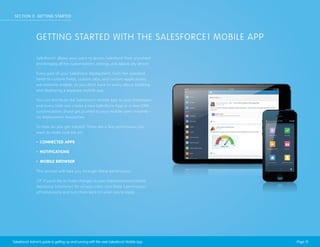 Salesforce1 app getting started guide | PPT