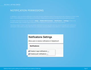 Salesforce1 app getting started guide | PPT