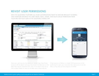 Salesforce1 app getting started guide | PPT