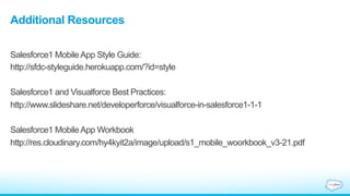 Salesforce1 UX Overview for ISVs and Partners | PPT