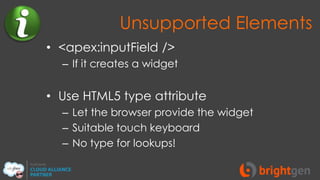 Salesforce1 for Visualforce Developers | PPT