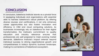 Salesforce institute in Hyderabad with placement | PPT