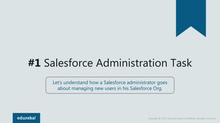 Salesforce Admin 201 Training | User Management In Salesforce ...