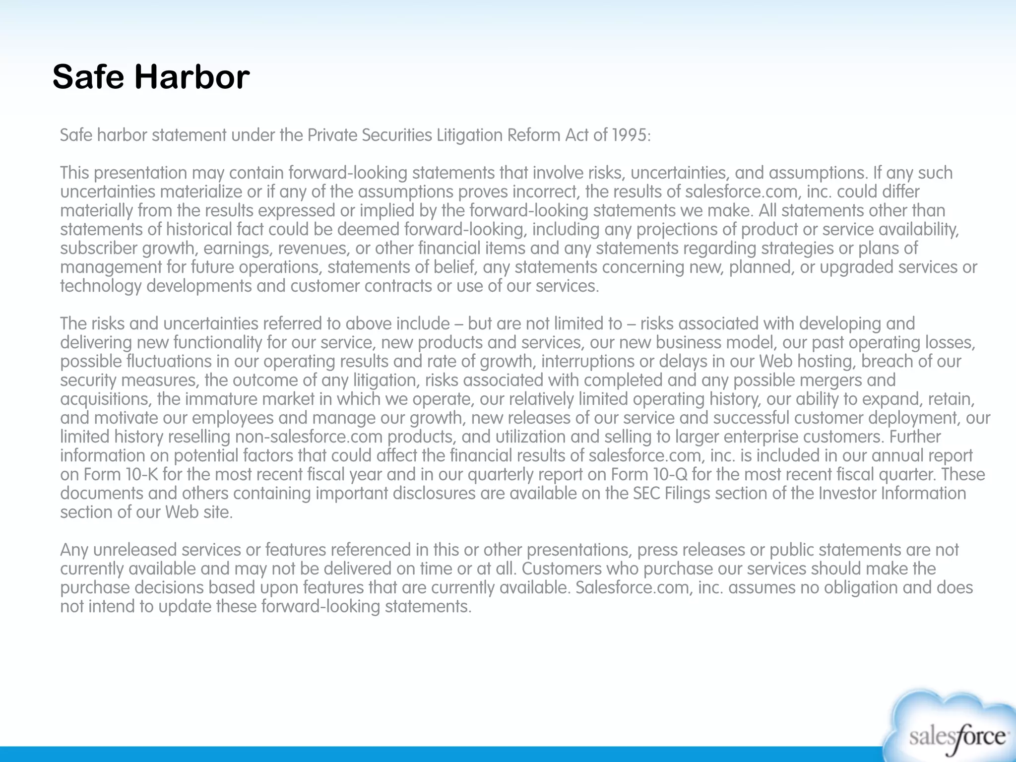 Salesforce Agile 事例 | PDF