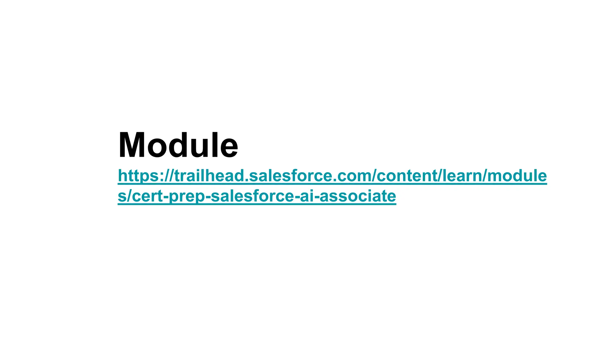 Salesforce Ai Associate Certification Pptx