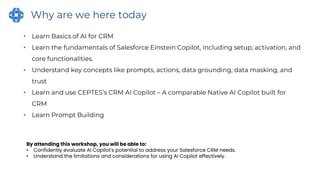Salesforce AI & Einstein Copilot Workshop | PPTX