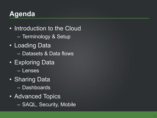 Salesforce Analytics Cloud - Explained | PDF