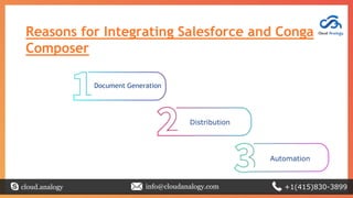 Salesforce and conga composer integration | PPTX