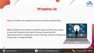 Salesforce and conga sign integration | PPTX