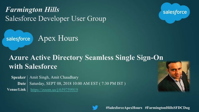 Salesforce Apex Hours Azure Active Directory Seamless Single Sign On With Salesforce Updated