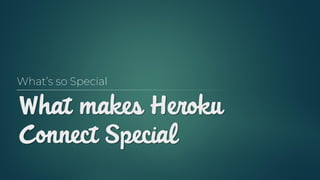 Salesforce apex hours heroku connect - deep dive | PDF