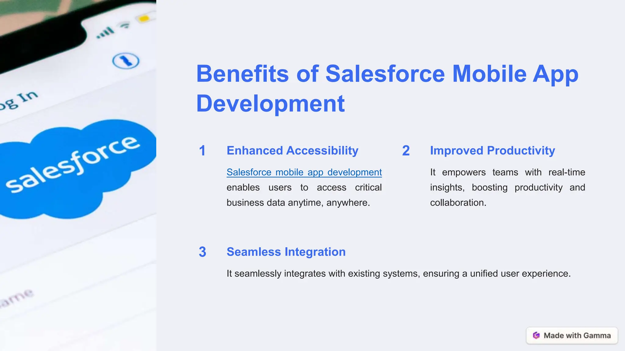 Salesforce Application Development 360 Degree Cloud Ppt