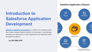 Salesforce Application Development | 360 Degree Cloud | PPT