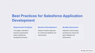 Salesforce Application Development | 360 Degree Cloud | PPT