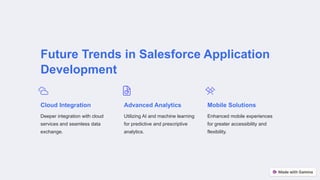 Salesforce Application Development | 360 Degree Cloud | PPT