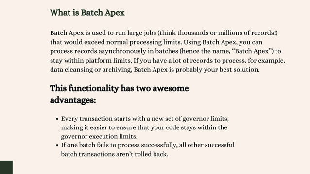 Salesforce Asynchronous Apex Using Batch Apex Qr Solutions Pdf