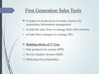 Sales Force Automation - Sales Management Approach | PPT