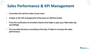Sales Tracker | FieldAssist | PPTX