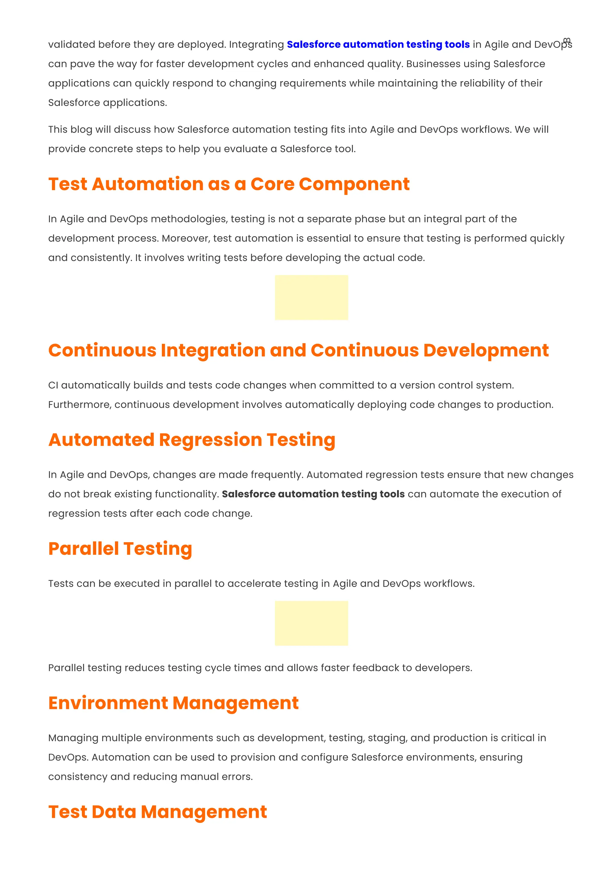 Salesforce Automation Testing Tools For Agile And Devops Workflows For