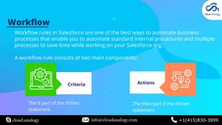 Salesforce automation tools at a glance | PPTX | Computer Software and Applications | Computing