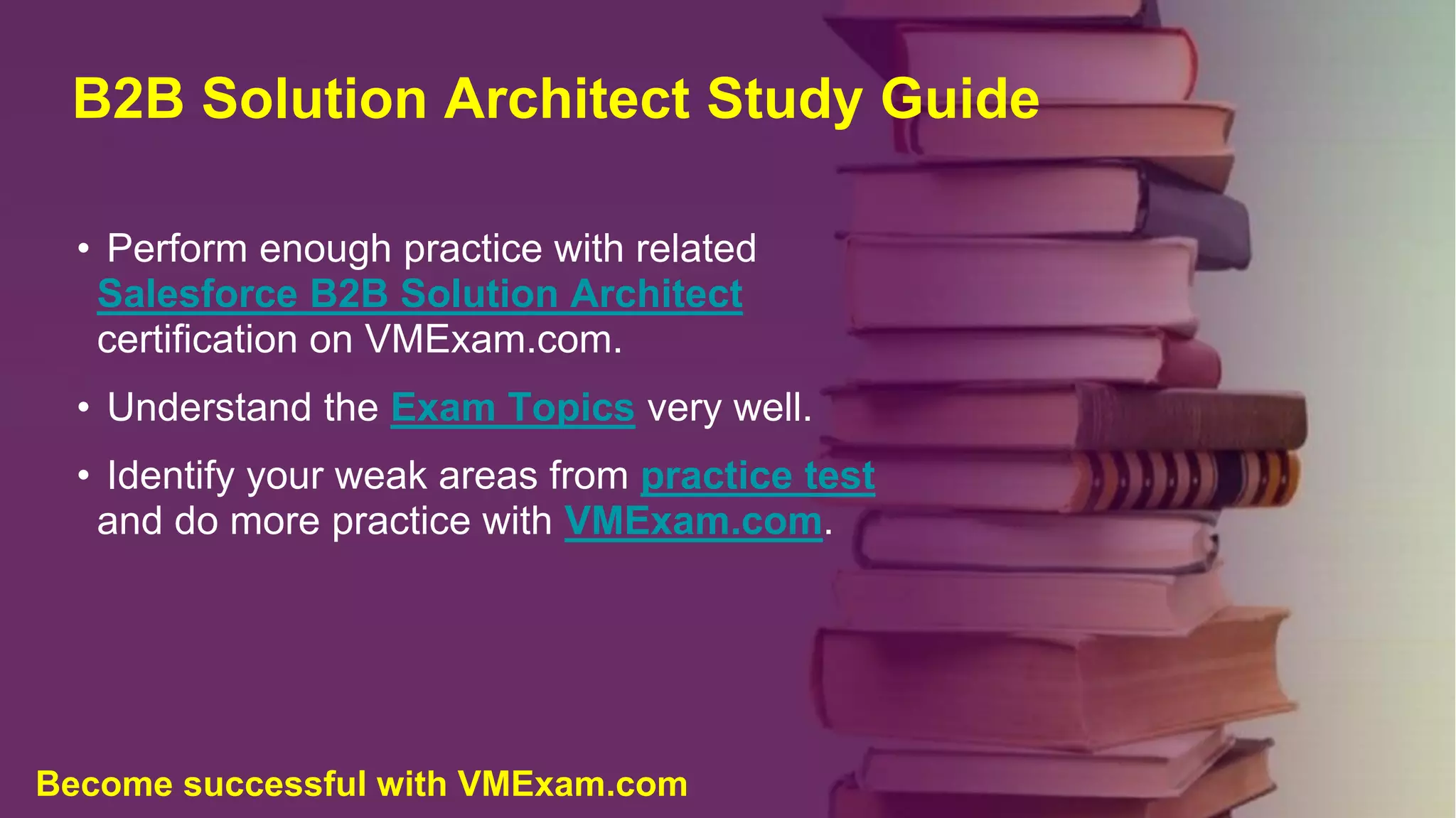 Salesforce B2b Solution Architect Questions And Answers Ppt