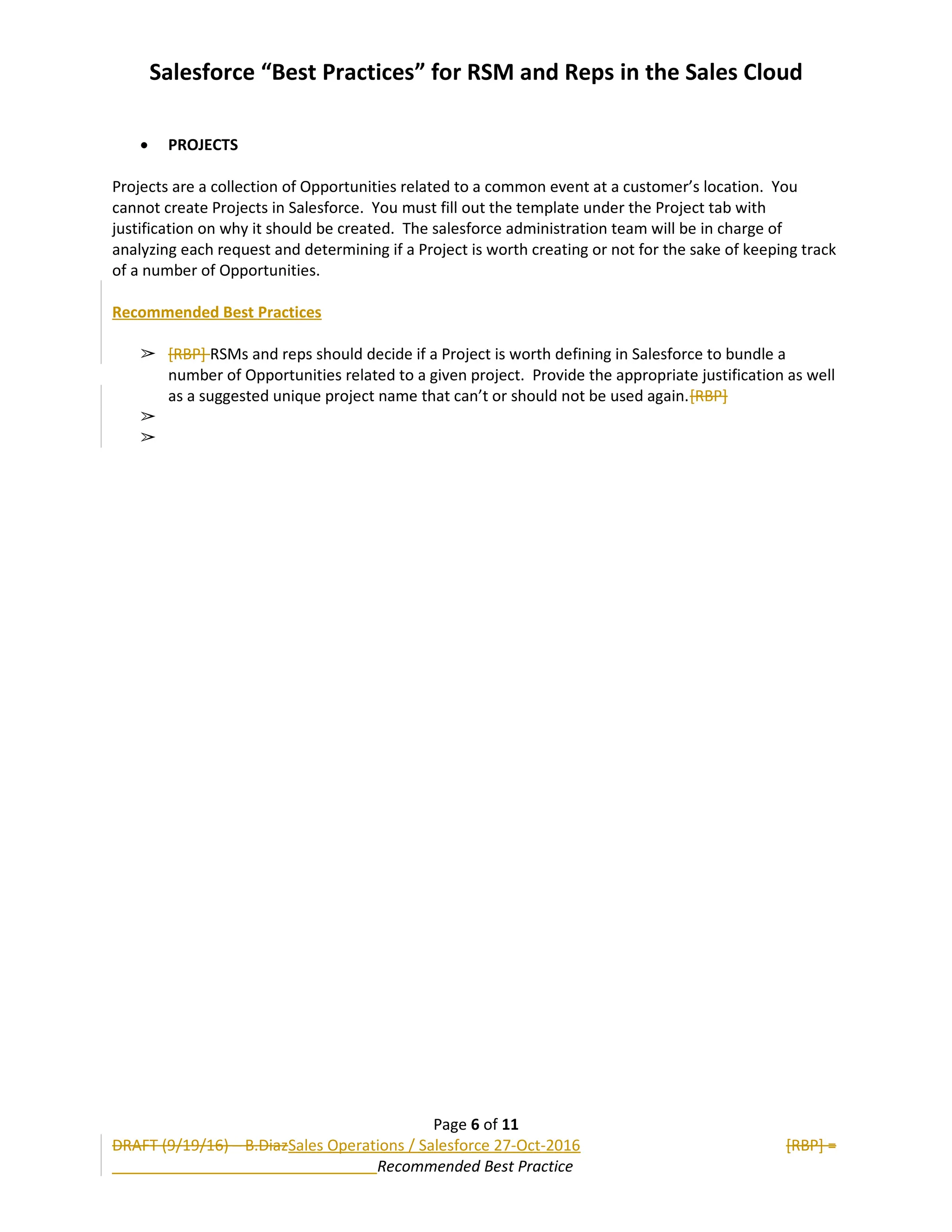 Salesforce Best Practices Guidelinespdf Computing Technology