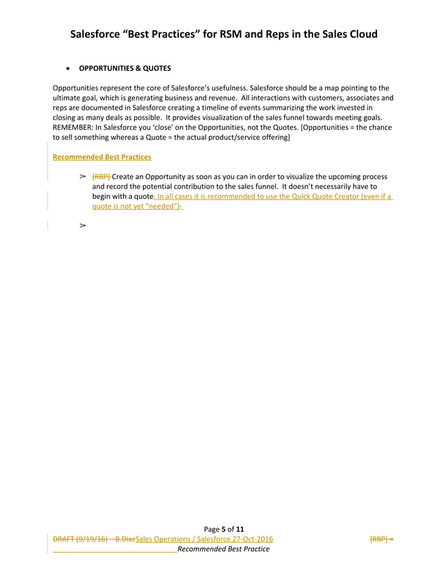 Salesforce Best Practices Guidelinespdf Computing Technology