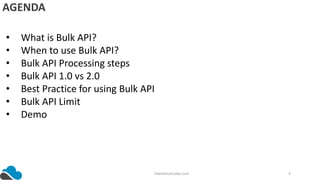 Demystify Salesforce Bulk API | PPT