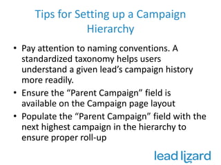 Best Practices for Salesforce Campaigns | PPTX