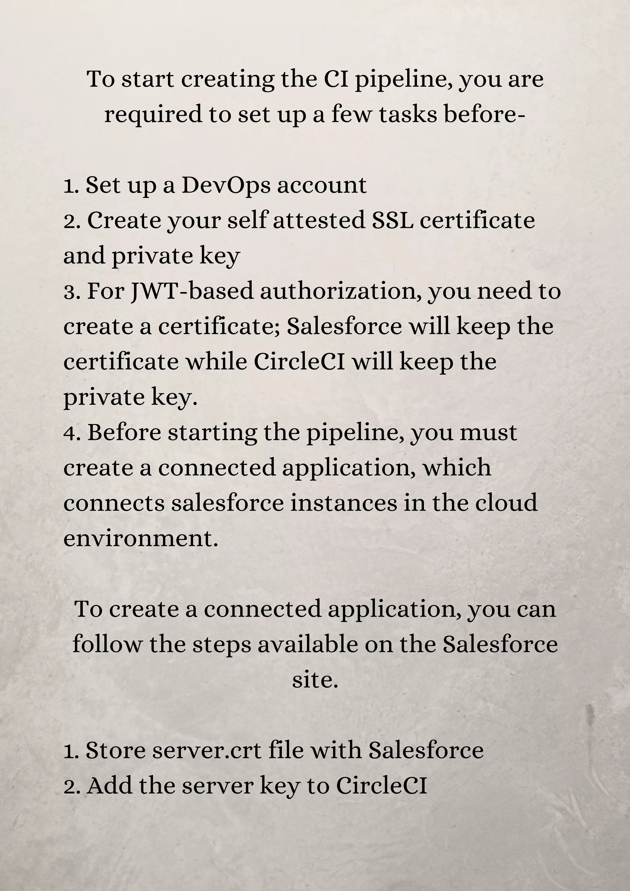 Salesforce cicd integration a quick guide | PDF