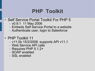 Salesforce Integration with PHP | PPT