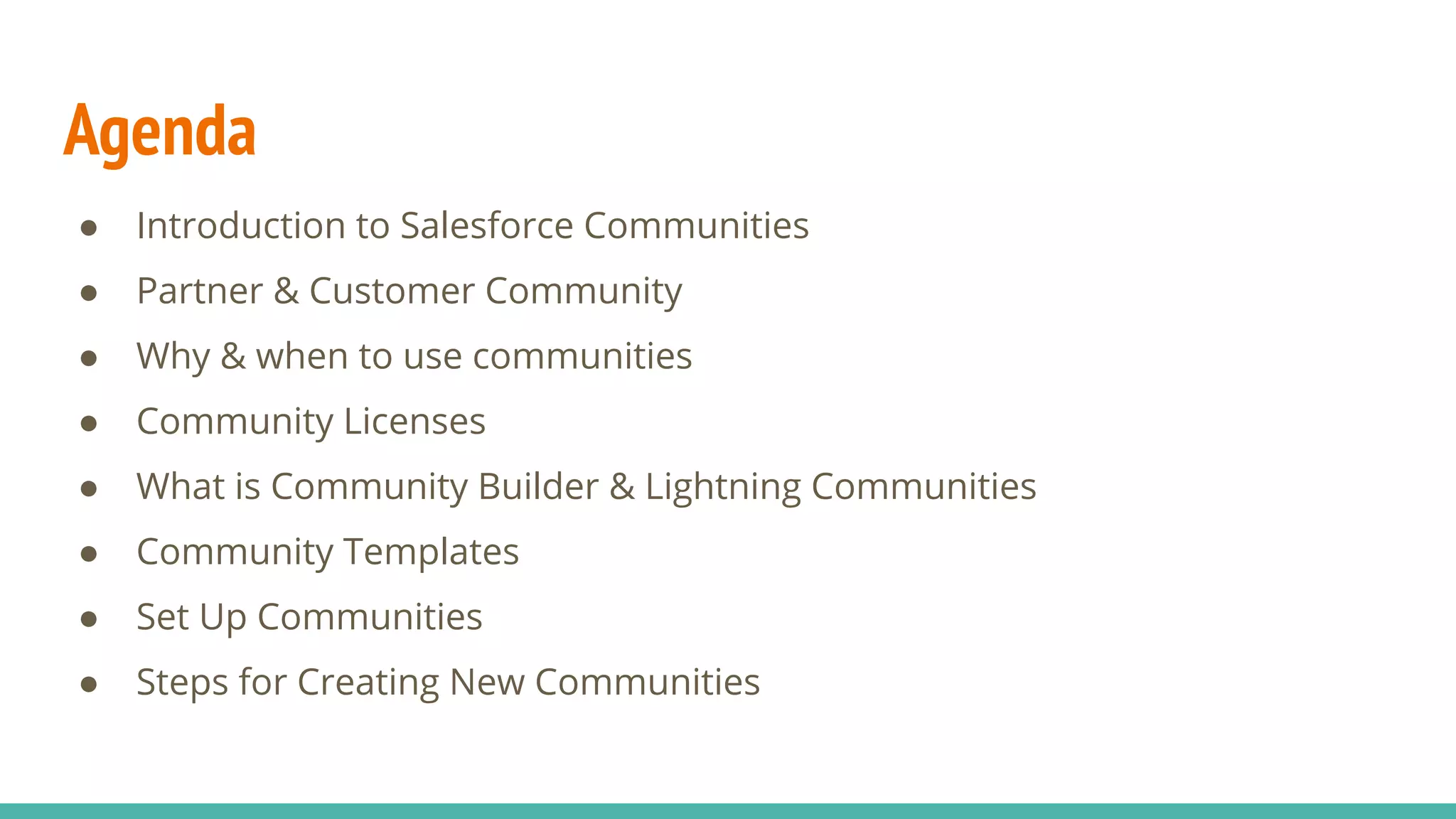 Salesforce communities | PPT