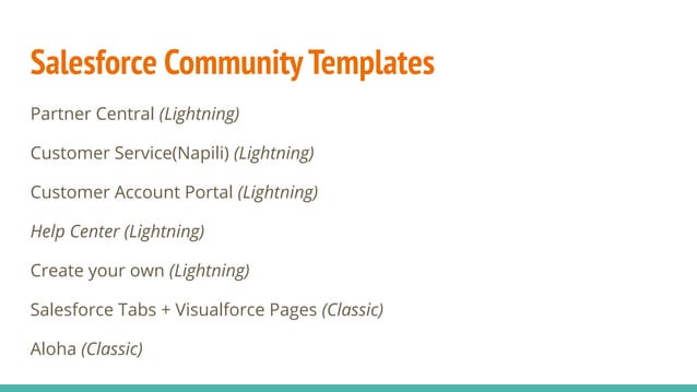 Salesforce communities | PPT
