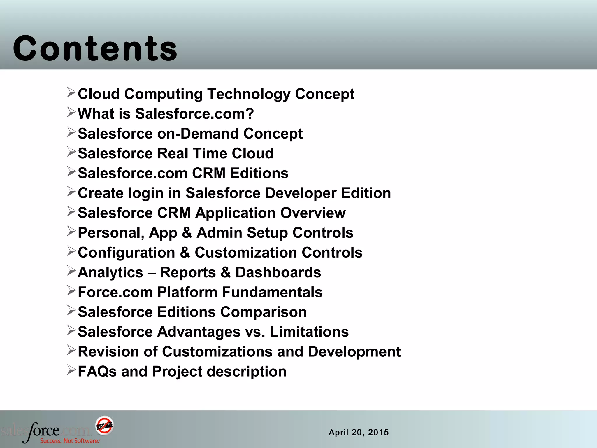Salesforce complete overview | PPT