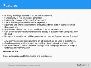 CS-Cart Salesforce connector | PPT