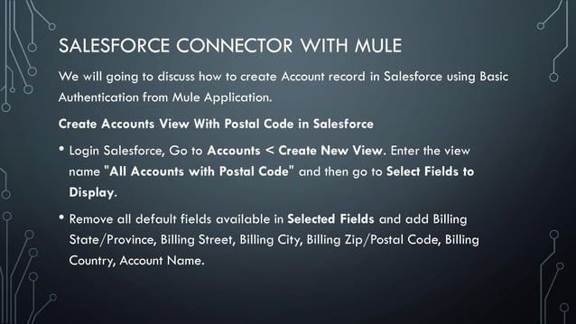 Anypoint Salesforce Connector With Mulesoft | PPT