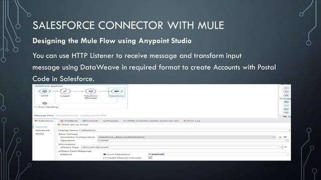 Anypoint Salesforce Connector With Mulesoft | PPT
