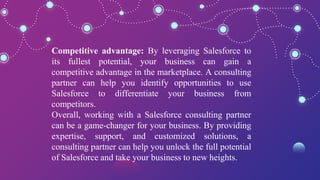 Salesforce Consulting: Boosting Your Business's Success | PDF