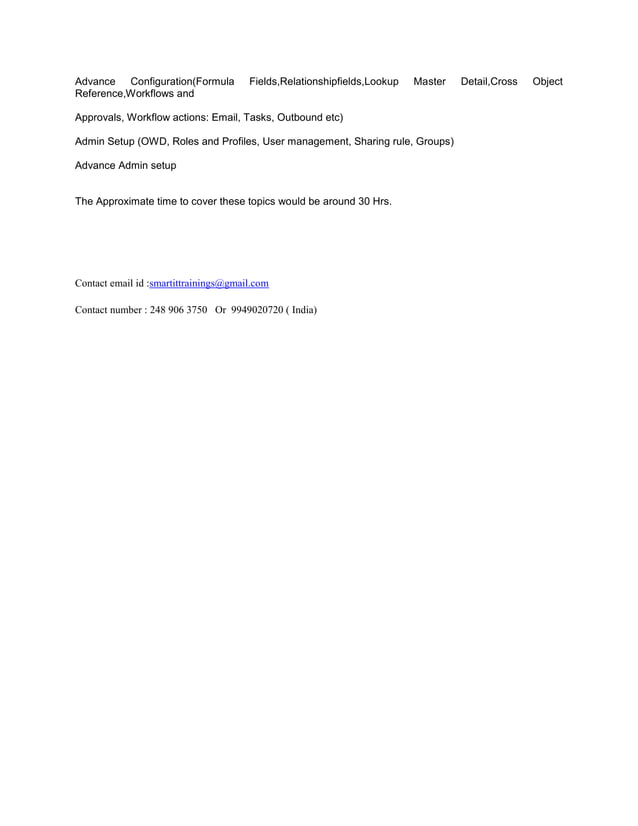 Salesforce content | PDF