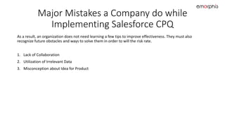 Salesforce CPQ Implementation Guide: Tips and Tricks | PPT